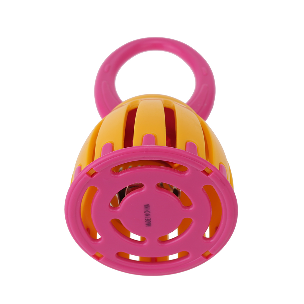 Kids 5" Handled Cage Bell Children Rattle Infant Baby Mini Educational ...