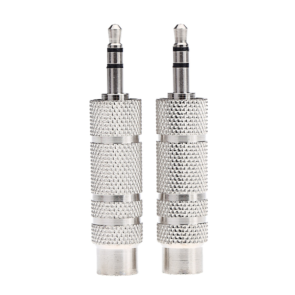 Pair of Audio Jack Adapter Convertor Stereo Plug Socket for Electric ...