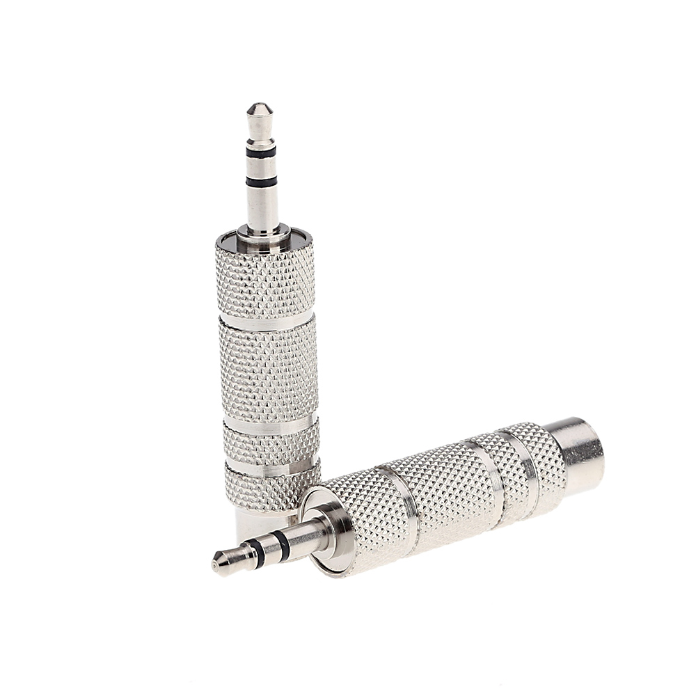 Pair of Audio Jack Adapter Convertor Stereo Plug Socket for Electric ...