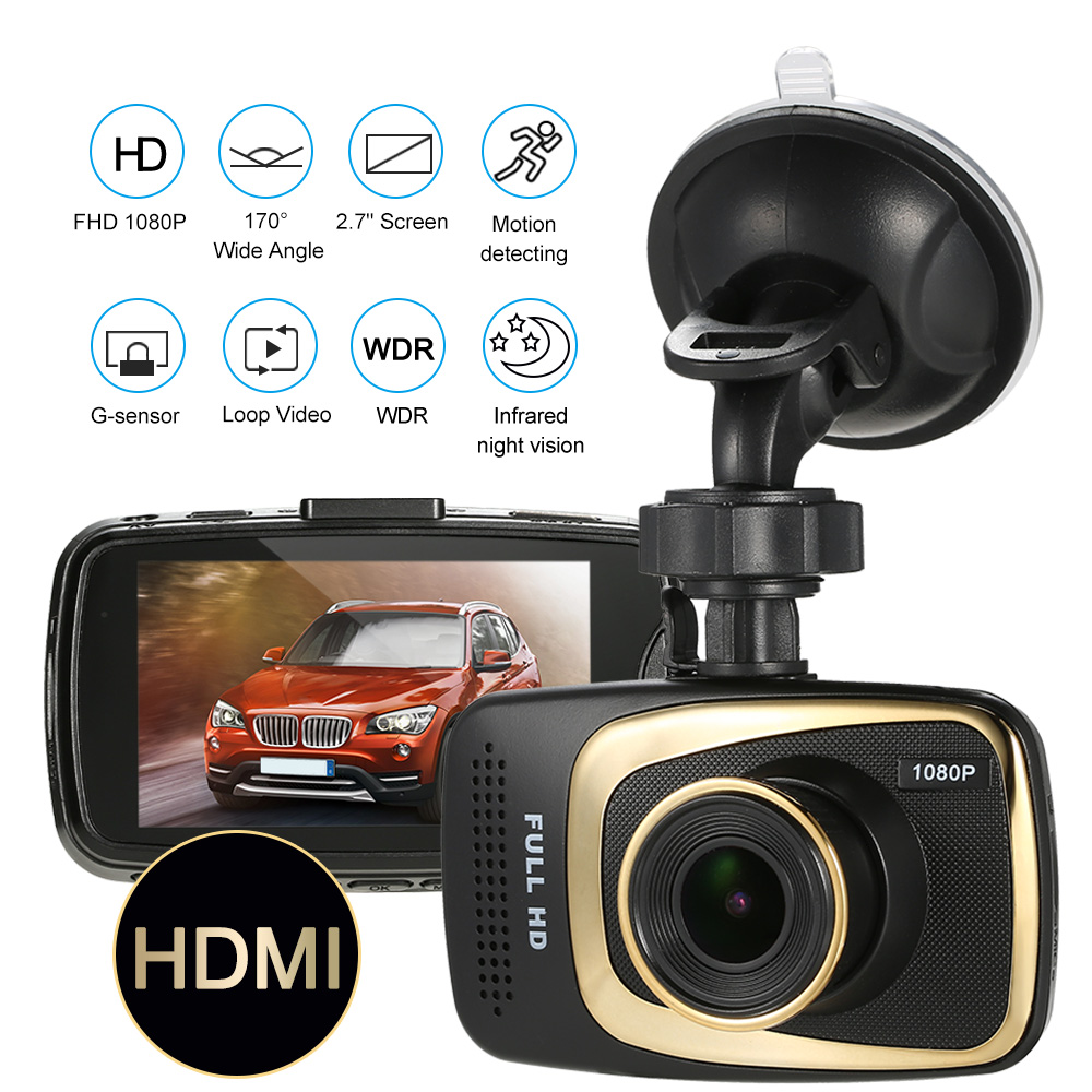 KKmoon Car camera Full HD 1080P Recorder Video Registrar Night Vision ...