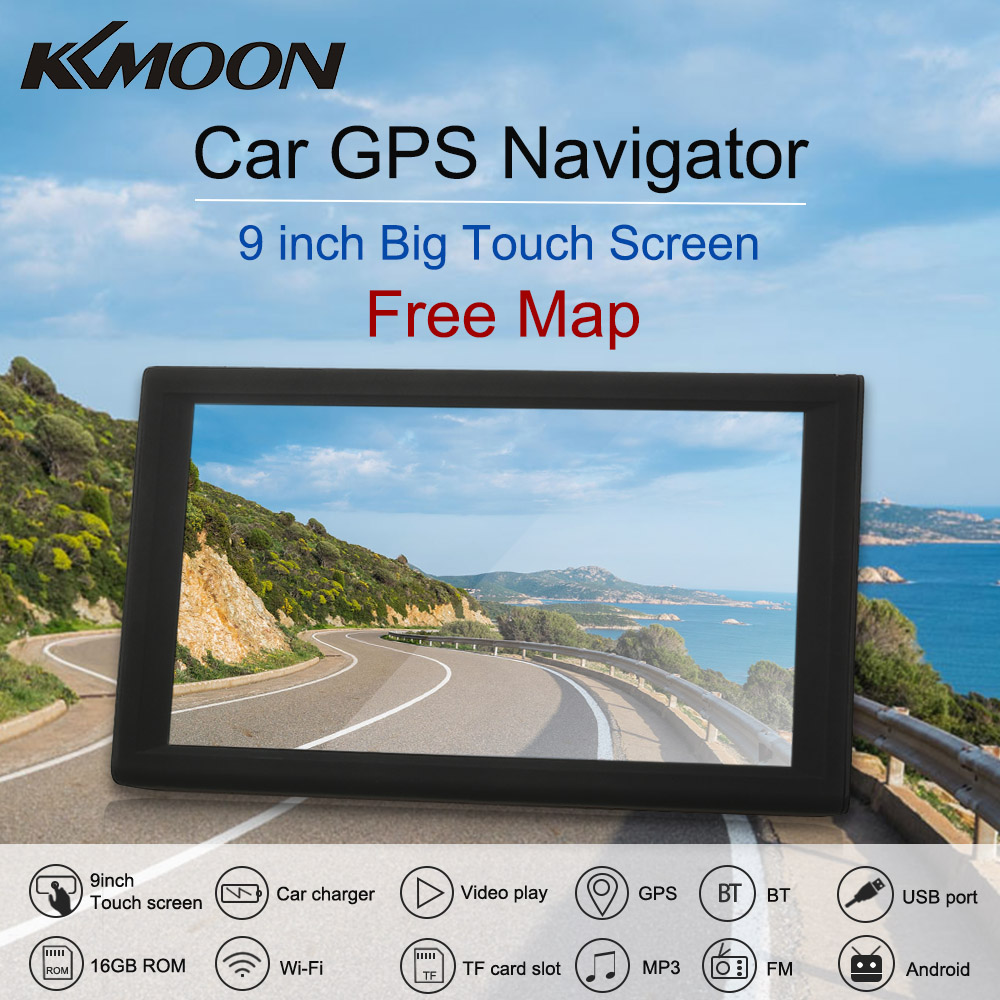 KKmoon 9inch Tablet GPS Navigation Android Smart System 16GB Portable ...