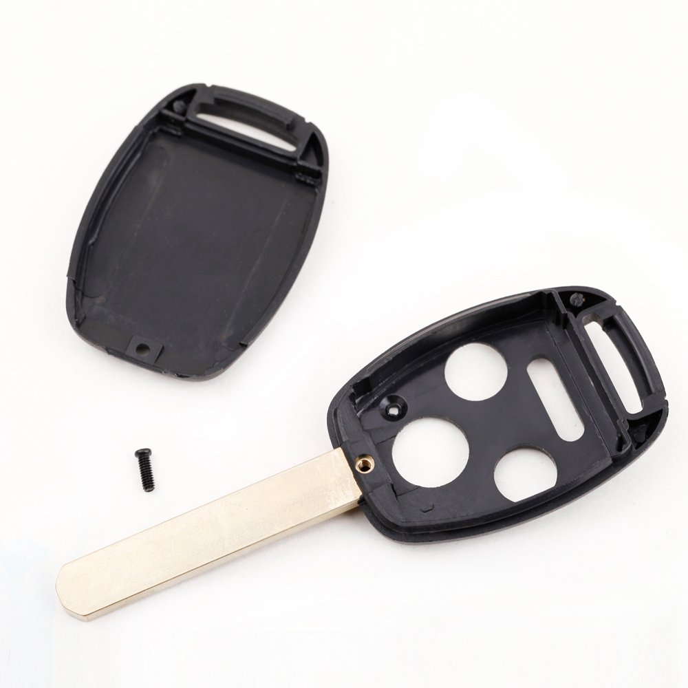 4 Button Uncut Blade Remote Key Shell Case with Screwdriver for Honda ...