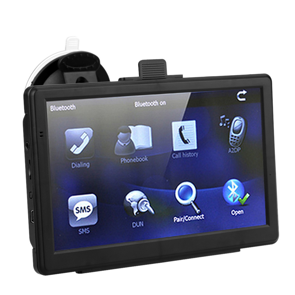 7" HD Touch Screen Portable Car GPS Navigation 128MB RAM 4GB FM Video ...