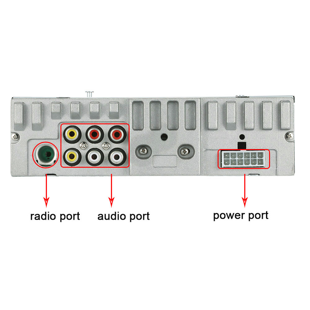 In-Dash FM Aux Input Car Stereo Radio Audio Player Receiver CD DVD VCD ...