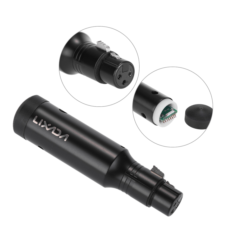 Lixada Rechargeable 2.4G ISM DMX512 Wireless 3 Pins Female Receiver for ...