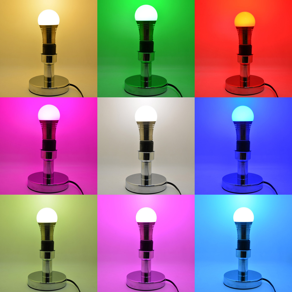 Lixada Superlight Bluetooth LED RGB Smart Light E27 Bulb Smartphone ...