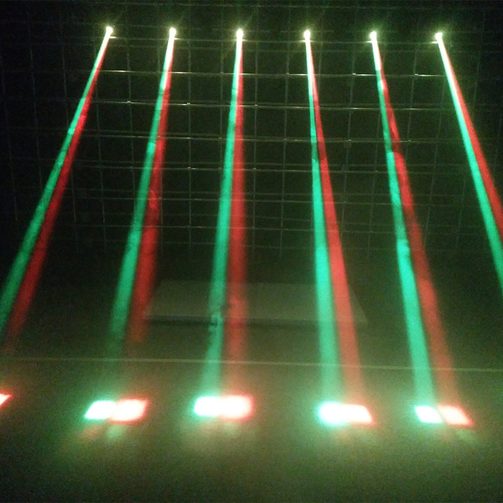 Lixada LED Stage Effect Lamp Total 50W Rotating Moving Head DMX512 ...