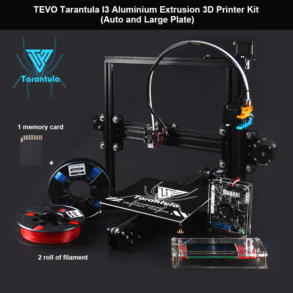 KKmoon TEVO Tarantula I3 Aluminium Extrusion 3D Printer Kit Auto and ...