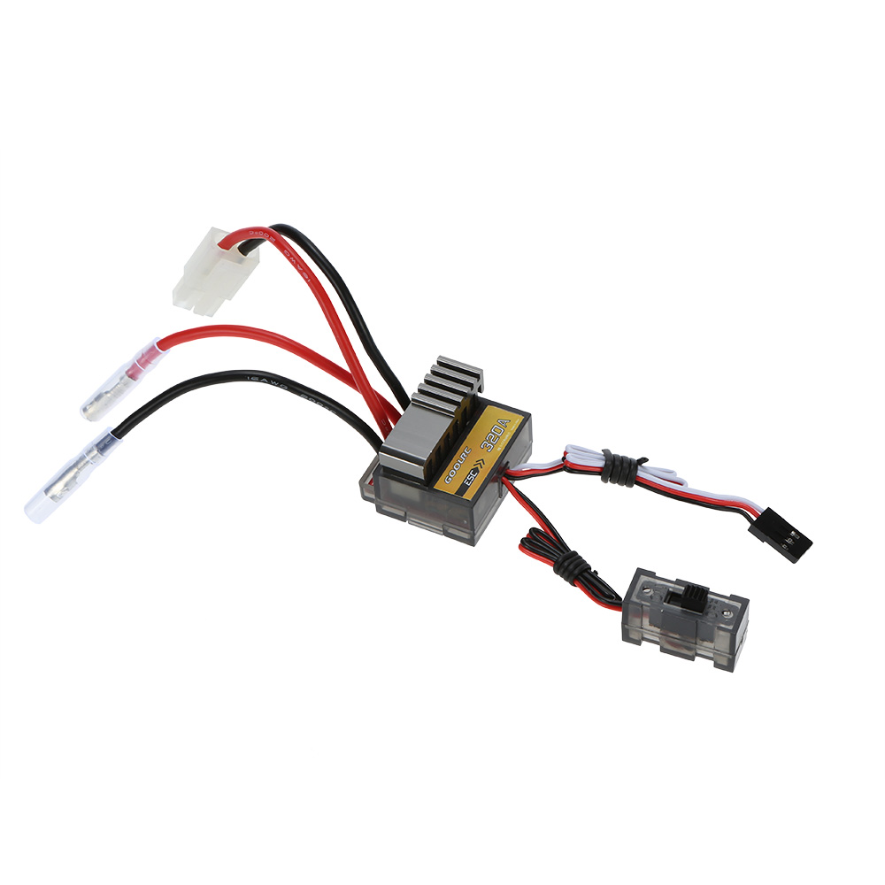 Original GoolRC 320A Brushed ESC Speed Controller /w Reverse for 1/8 1/ ...