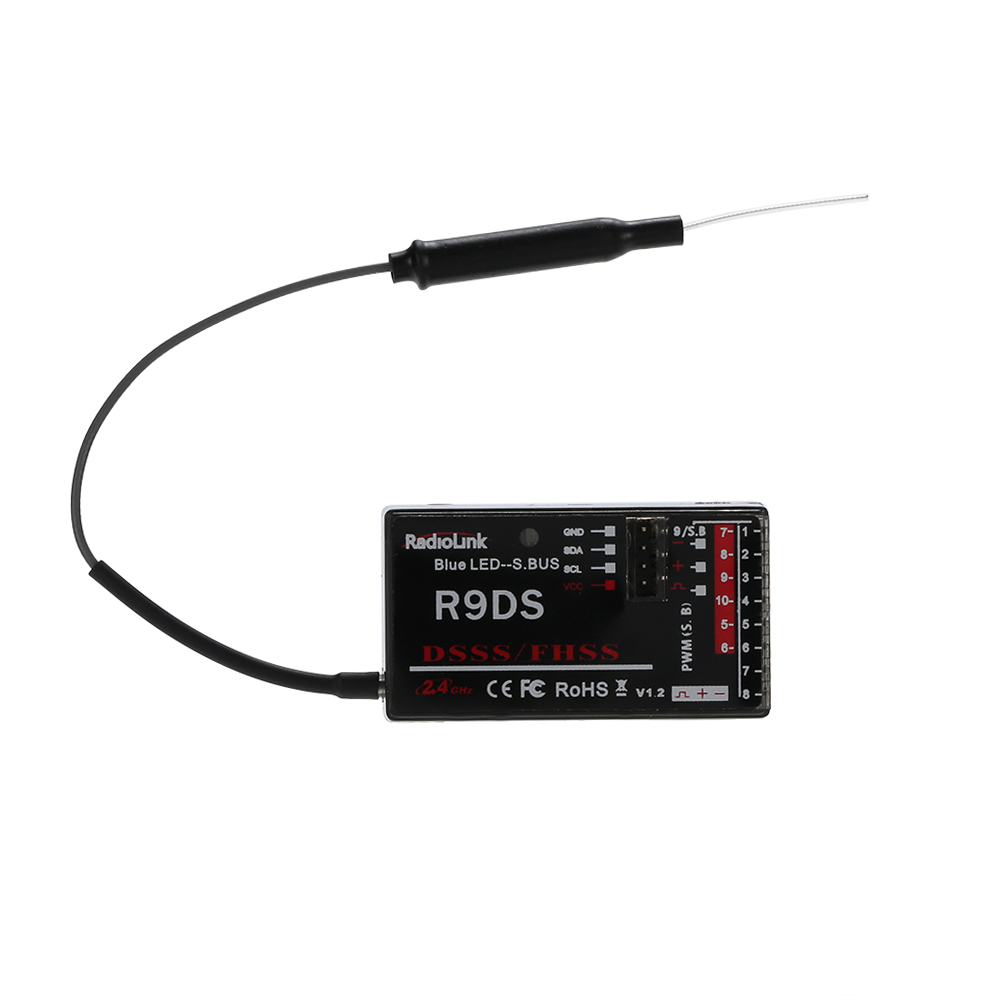 Original RadioLink R9DS 2.4G 9CH DSSS & FHSS Receiver for RadioLink AT9 ...