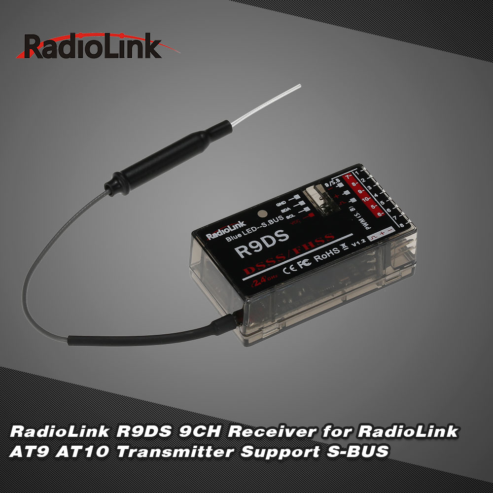 Original RadioLink R9DS 2.4G 9CH DSSS & FHSS Receiver for RadioLink AT9 ...