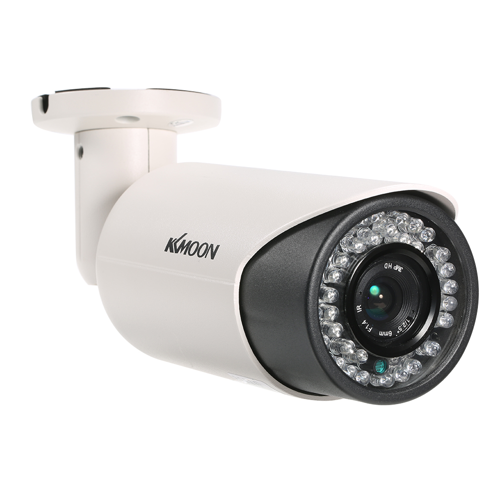 KKmoon 1080P HD POE IP Camera 2.0MP 6mm 1/2.9" CMOS P2P Onvif 42PCS IR ...