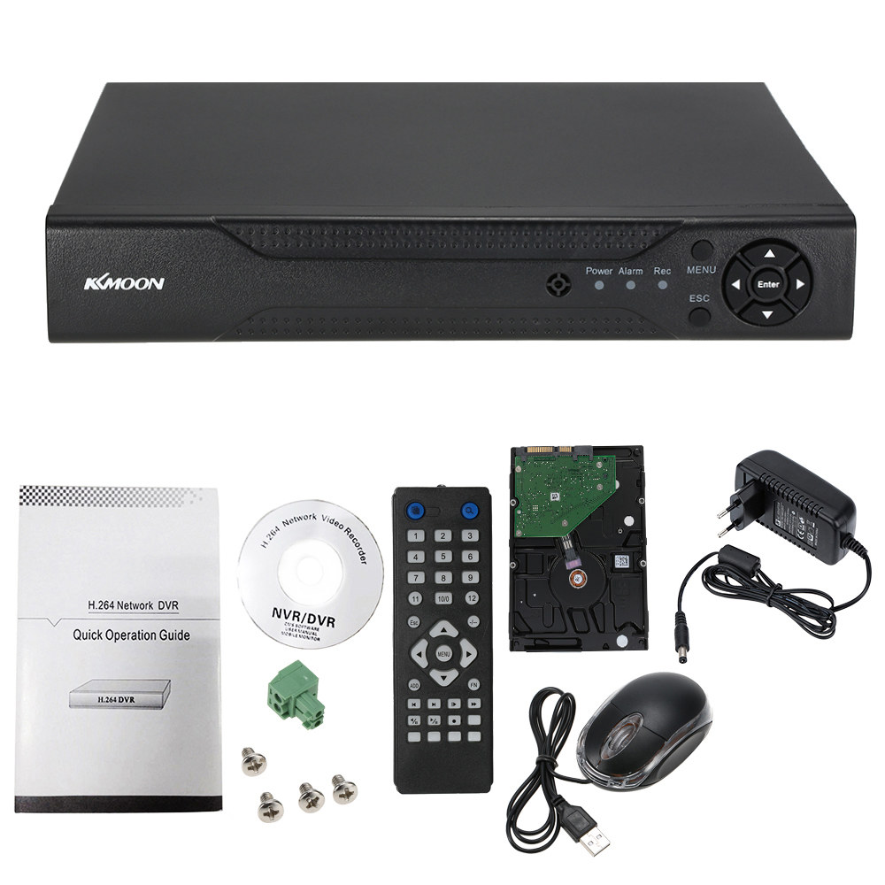 KKmoon 16CH 1080P Hybrid NVR AHD TVI CVI DVR 5-in-1 Digital Video ...