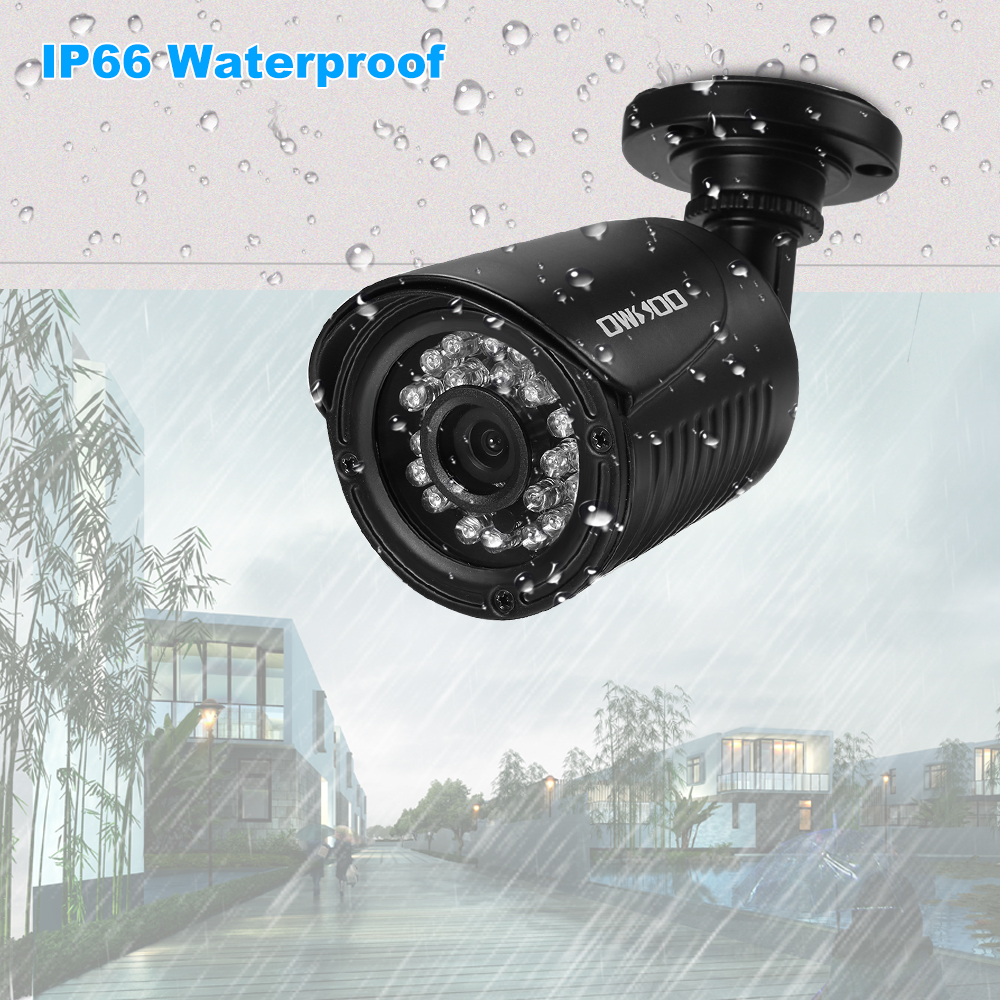 OWSOO 1080P AHD Bullet Waterproof CCTV Camera 2.0MP 1/3’’ CMOS 3.6mm IR ...