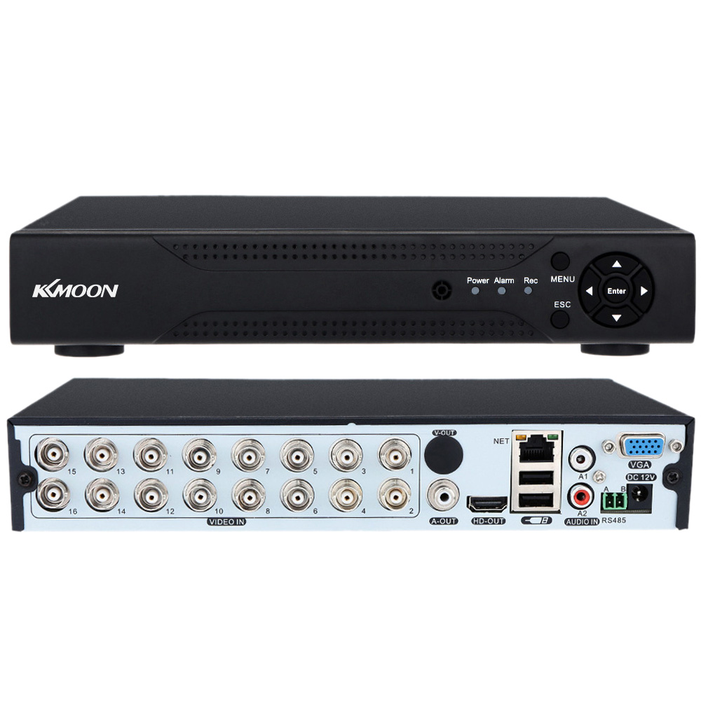 KKmoon 16 Channel 720P CCTV Standalone Analog High Definition H.264 ...