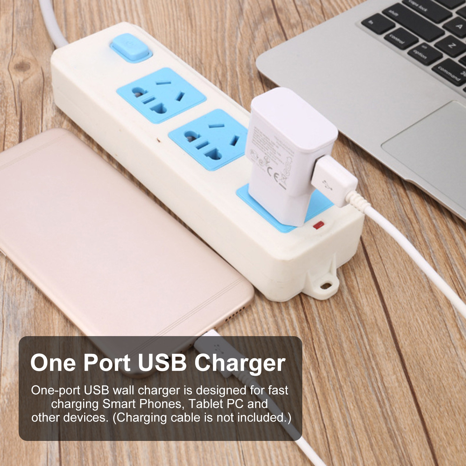 US Plug USB Wall Charger One-Port 9V-1.67A 5V-2A Power Charger Adapter ...