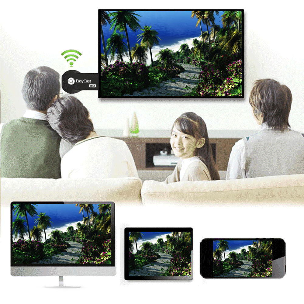 AnyCast EasyCast TV Stick Full HD 1080P WiFi Wireless Display Receiver ...