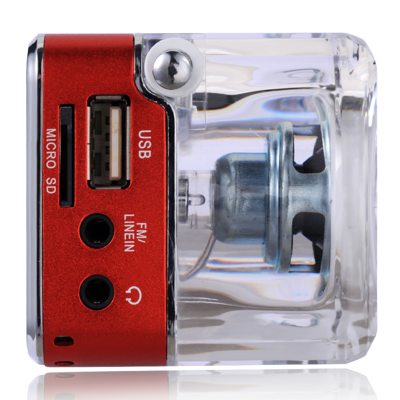 Mini Digital Portable Music MP3/4 Player Micro SD/TF USB Disk Speaker ...