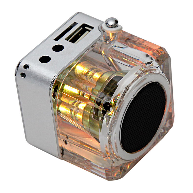 Mini Digital Portable Music MP3/4 Player Micro SD/TF USB Disk Speaker ...