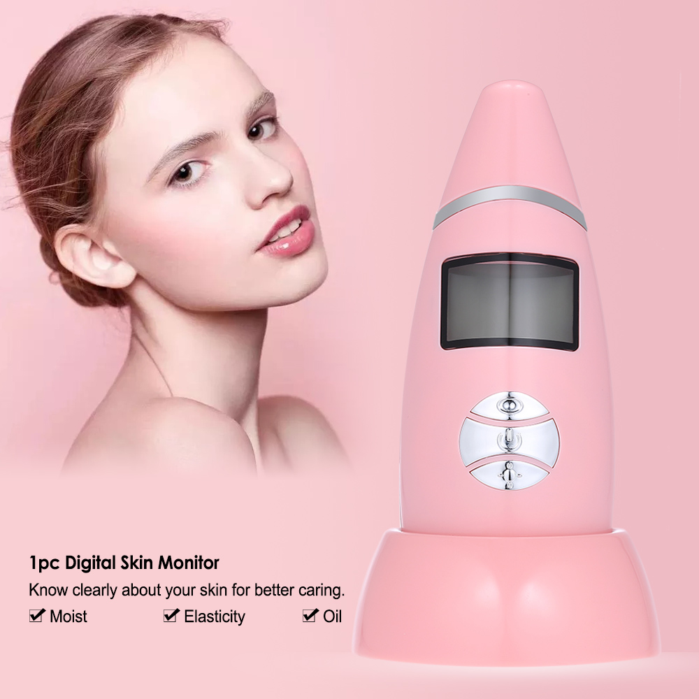 1pc Digital Skin Tester Monitor Detector Analyzer Care Tools Moist ...