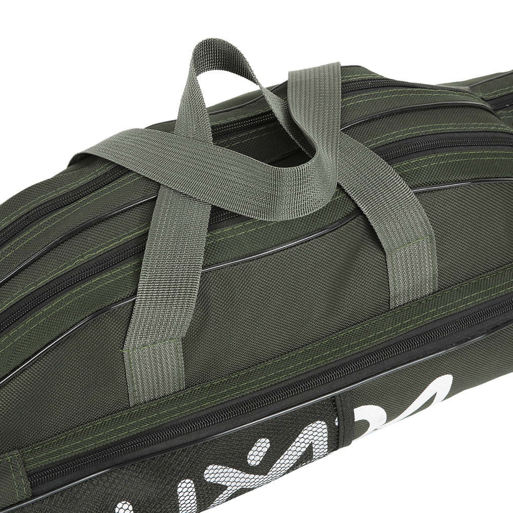 Lixada Fishing Rod Carrier Portable Canvas Fishing Rod Case Fishing Pole Reel Storage Bag ...