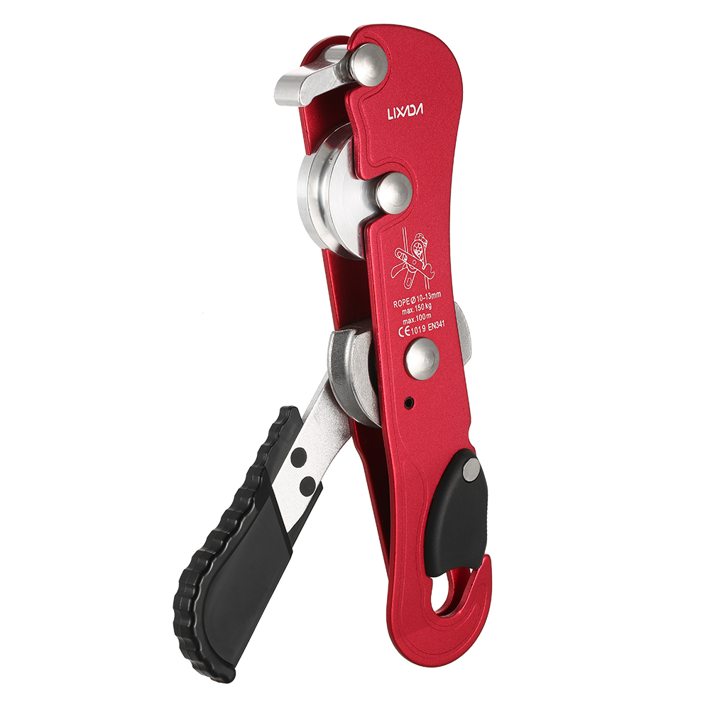 Lixada Climbing Stop Descender Outdoor Self-braking Self Locking Hand ...