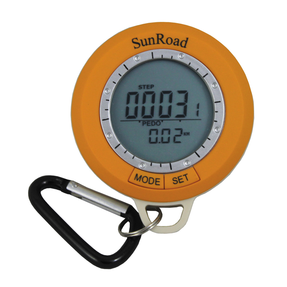 Sunroad SR108S Mini LCD Backlight Digital Pedometer Altimeter Compass ...
