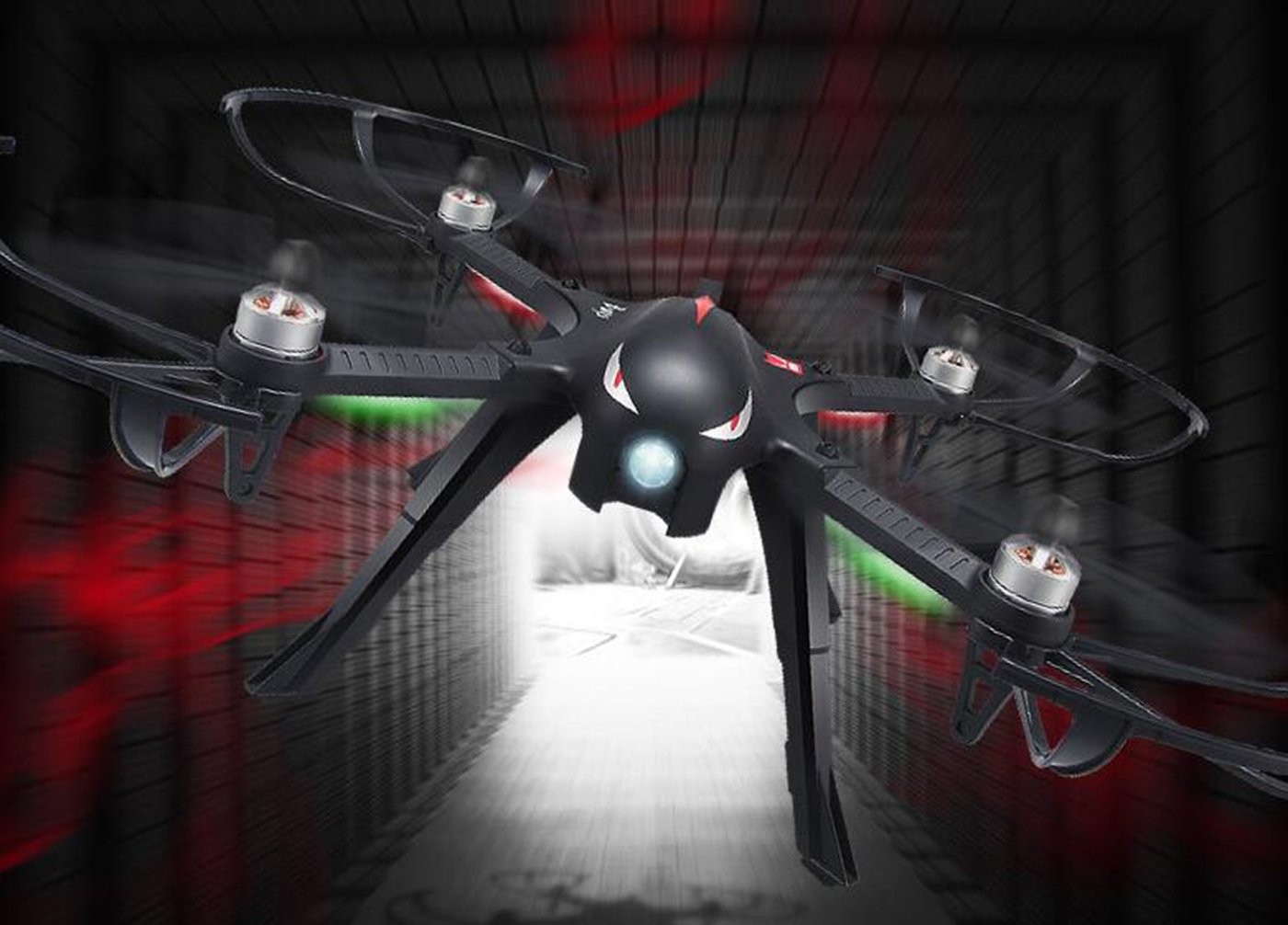 NiGHT LiONS TECH Big Quadcopter - Bug 3 Brushless RC Drones 300M ...