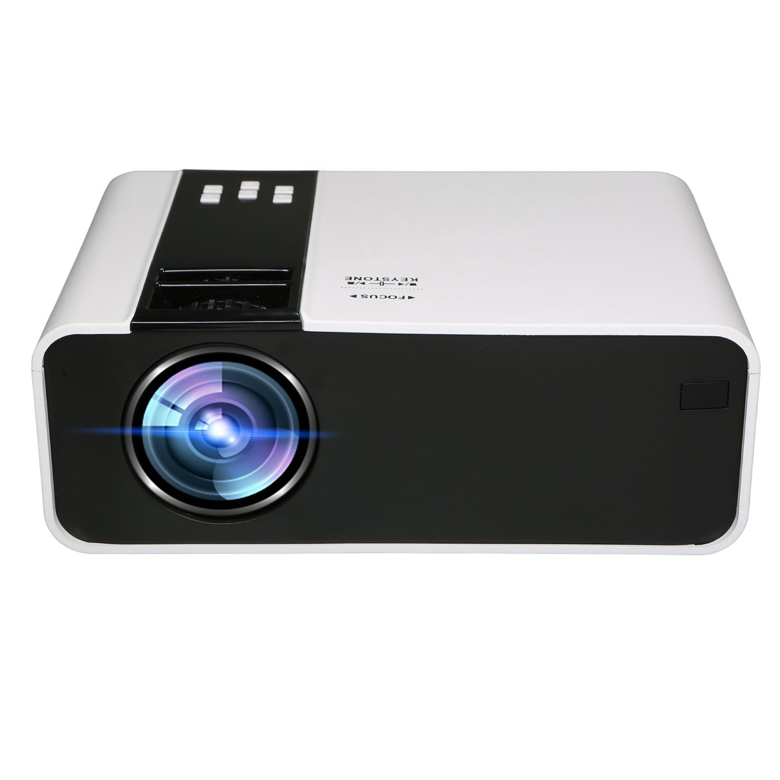 Portable LCD Projector 720P Physical Resolution Multiple Ports for Home ...