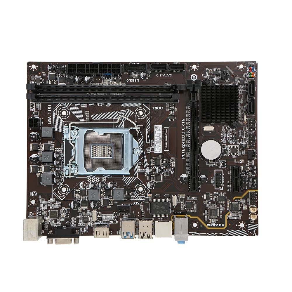 Colorful C.H110M-T PLUS V20 for Intel H110 LGA 1151 Socket Desktop Computer Mainboard ...