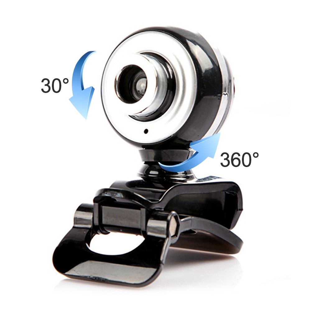 12MP USB 2.0 High-definition Web Camera with Microphone Clip-on Base ...