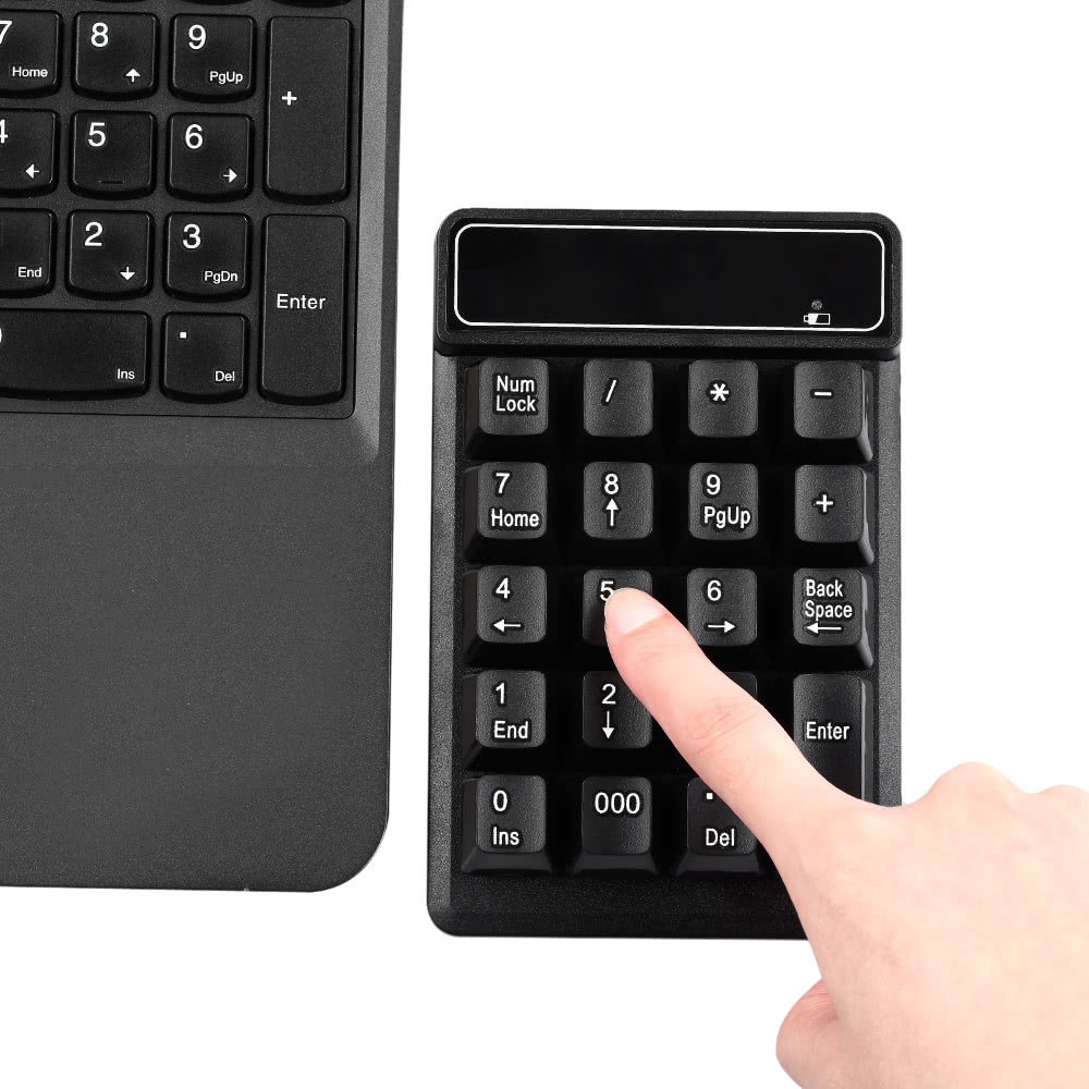 2.4Ghz Wireless Numeric Keypad Mechanical Feel Number Pad Keyboard