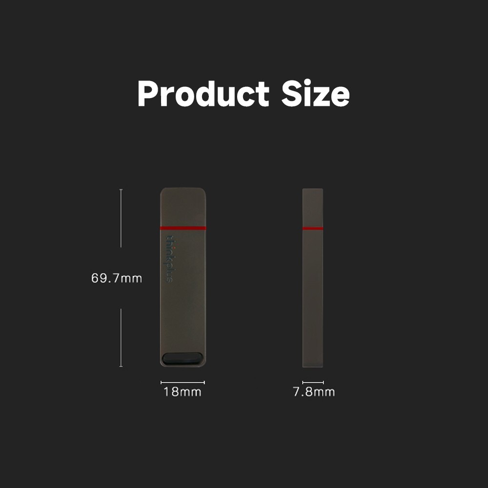 thinkplus TU100 Pro 128GB USB3.1 Portable Solid State U Disk Metal USB ...