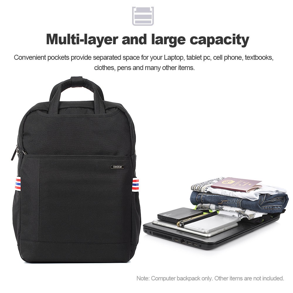OSOCE S24 Computer Backpack Laptop Tablet PC Messenger Bag Water ...