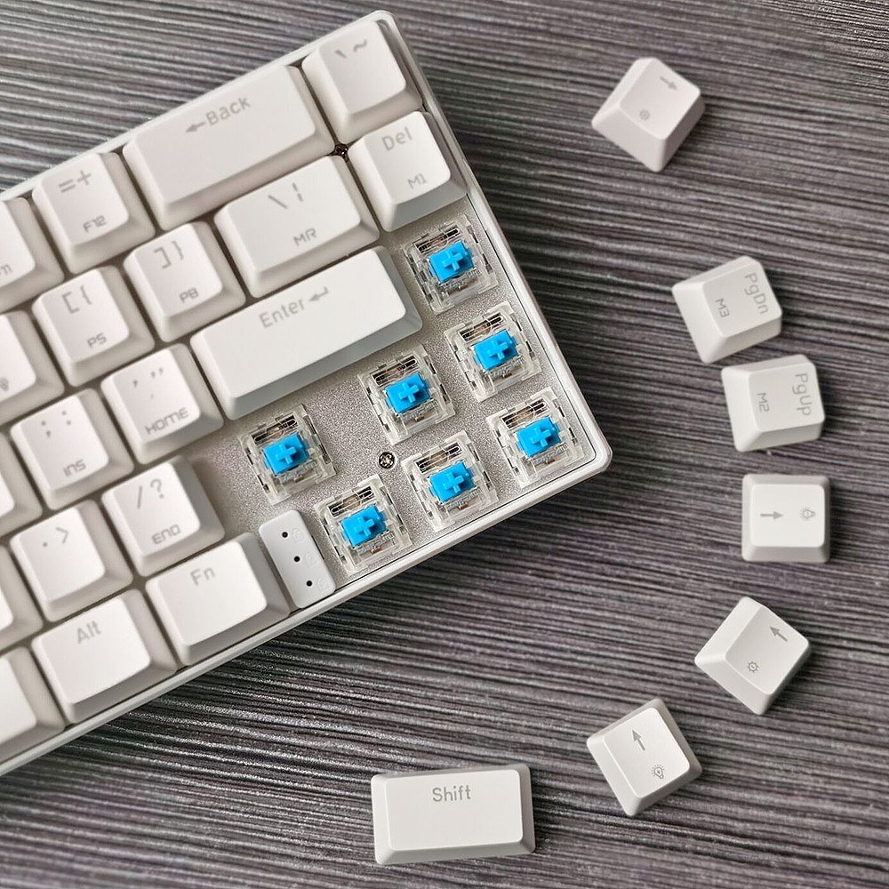 Motospeed CK67 67 Keys Wired Mechanical Keyboard RGB Light Effect ABS ...