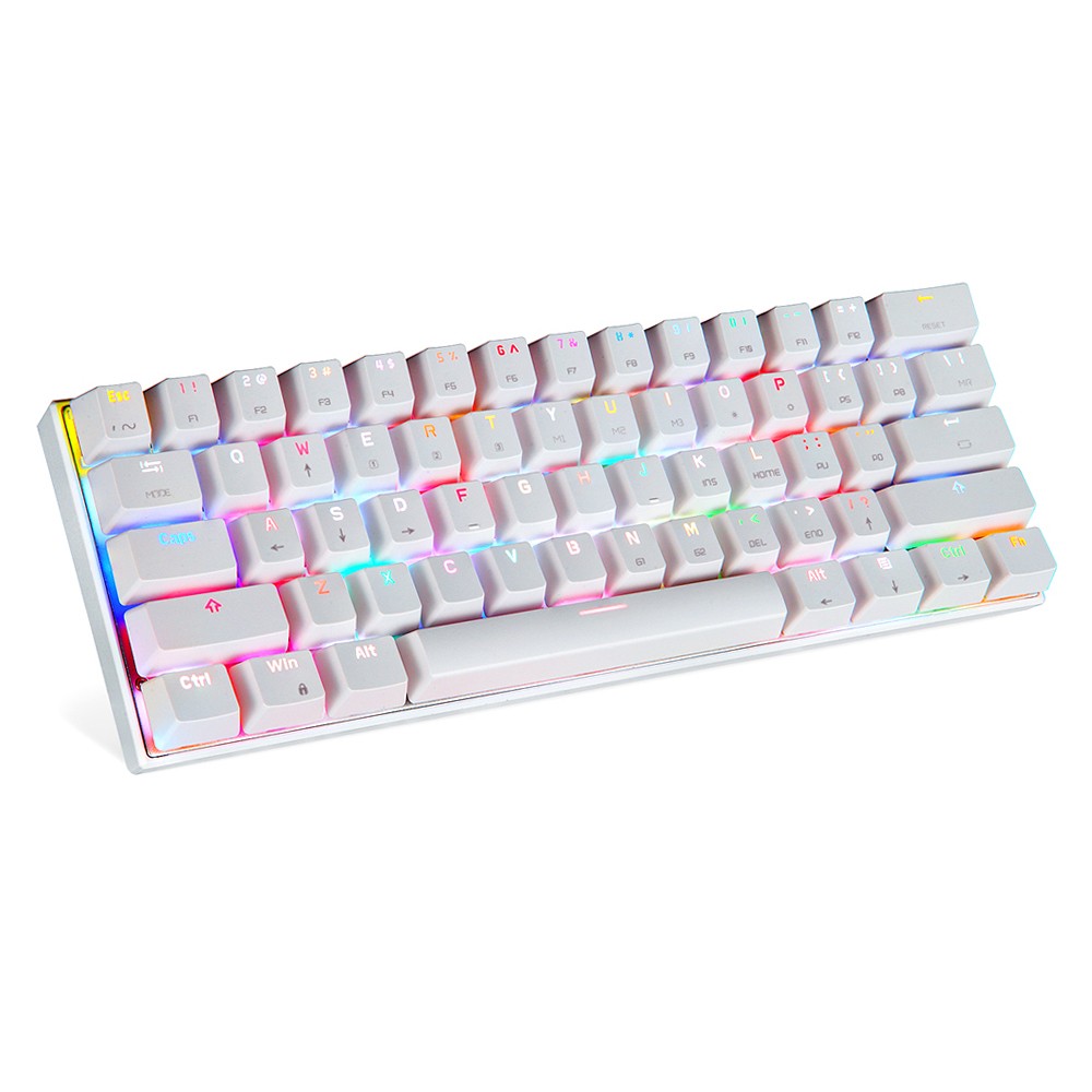 Motospeed CK62 61 Keys RGB Mechanical Keyboard USB Wired BT Dual Mode ...