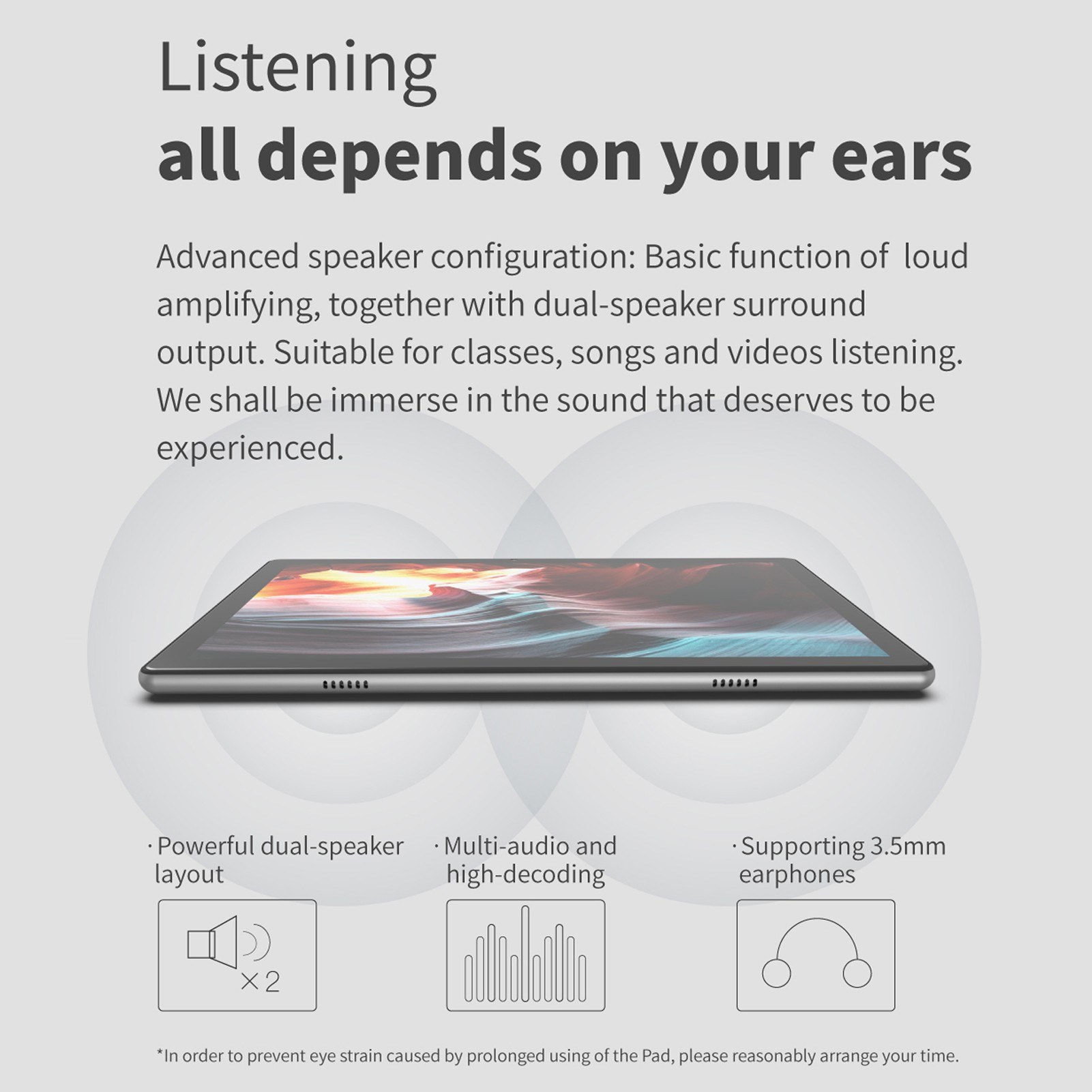 PHILIPS M9X Pad 10.1 inch WiFi Android 10.0 Touchscreen Tablet 3GB+32GB