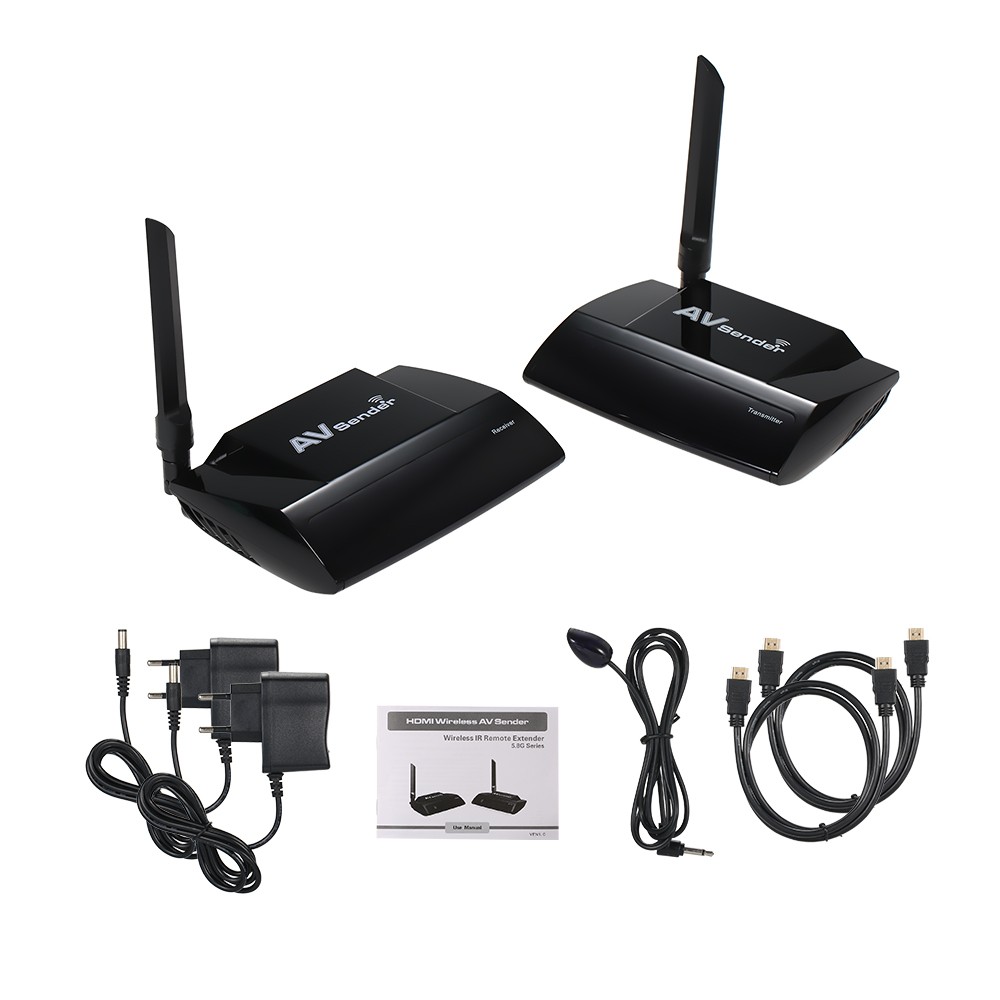 5.8GHz HD Wireless AV Sender Transmitter & Receiver 300 Meters