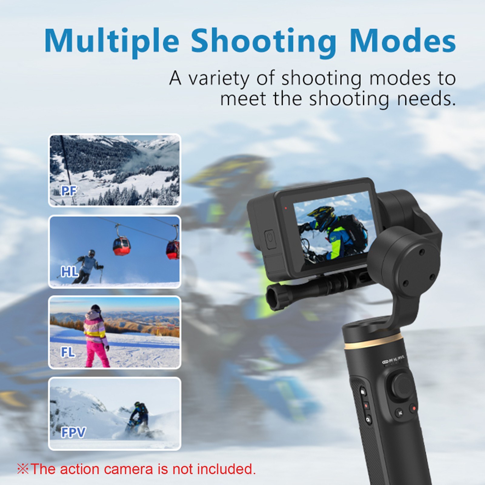 INKEE FALCON Handheld 3-Axis Action Camera Gimbal Stabilizer