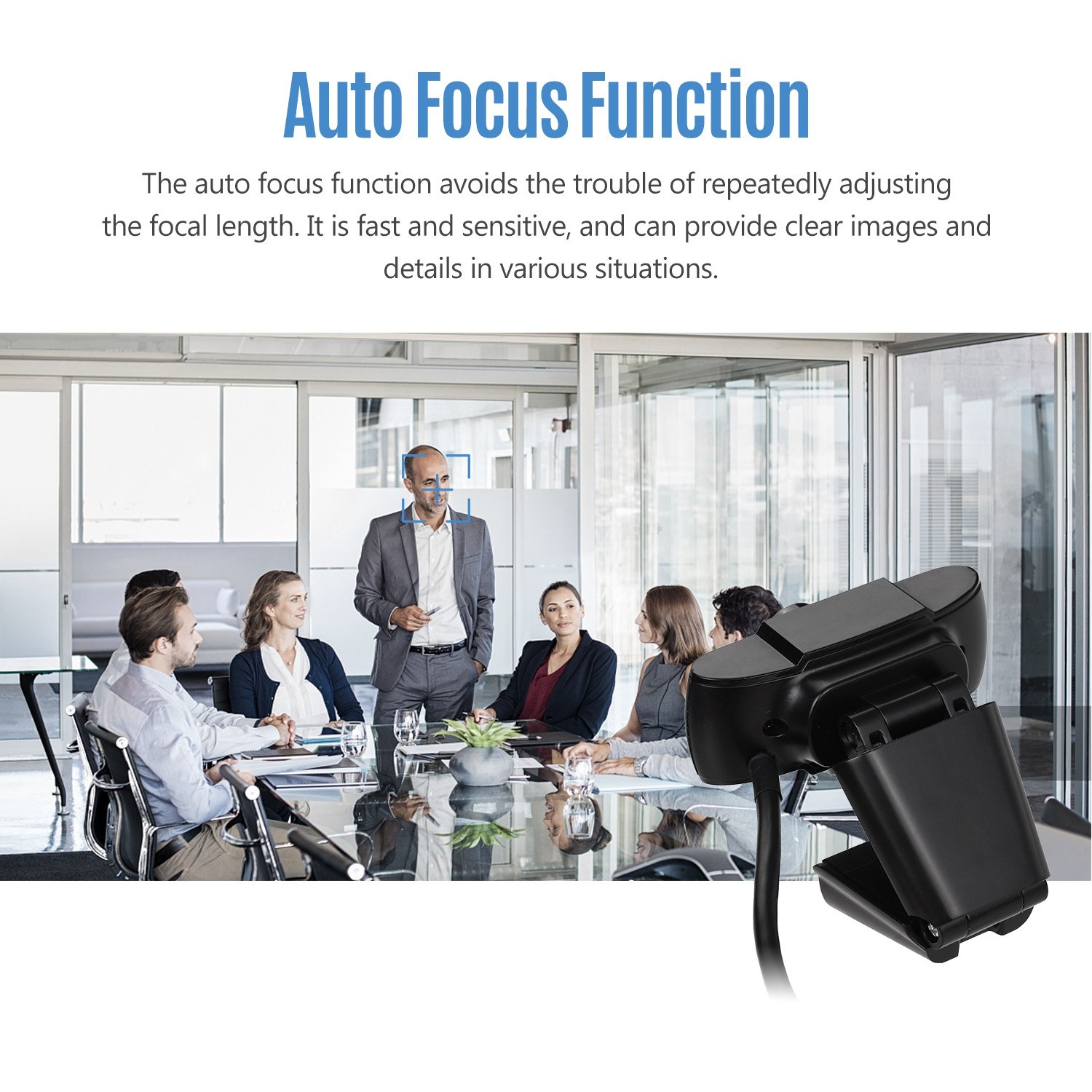 1080P 30FPS Web Camera Auto Focus HD Webcam PC Camera Built-in ...