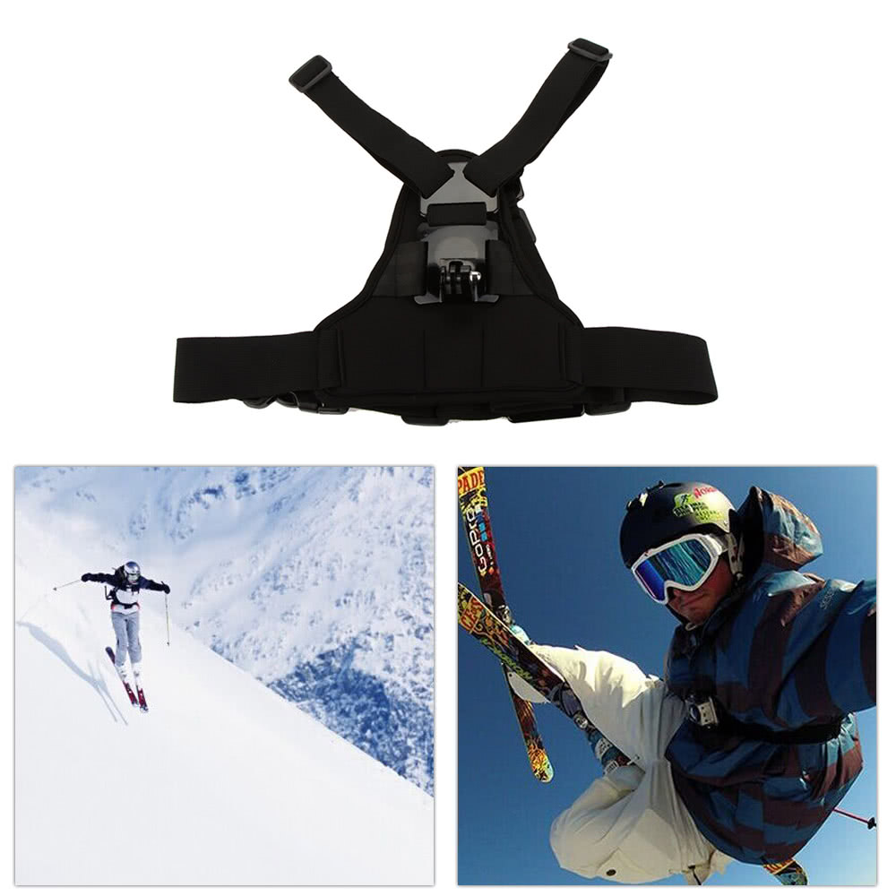 Andoer Adjustable Elastic Body Harness Chest Strap Mount Band Belt ...
