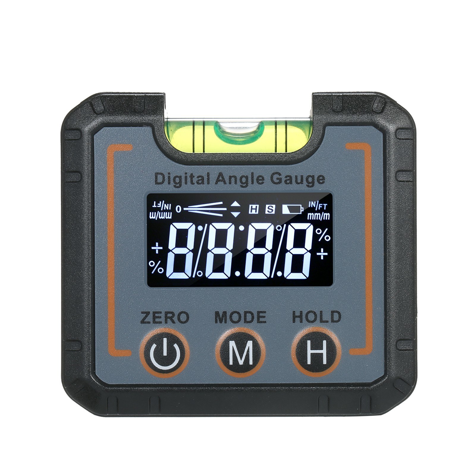 2.7-inch Mini Level Box Digital Level Gauge Angle Finder Inclinometer ...