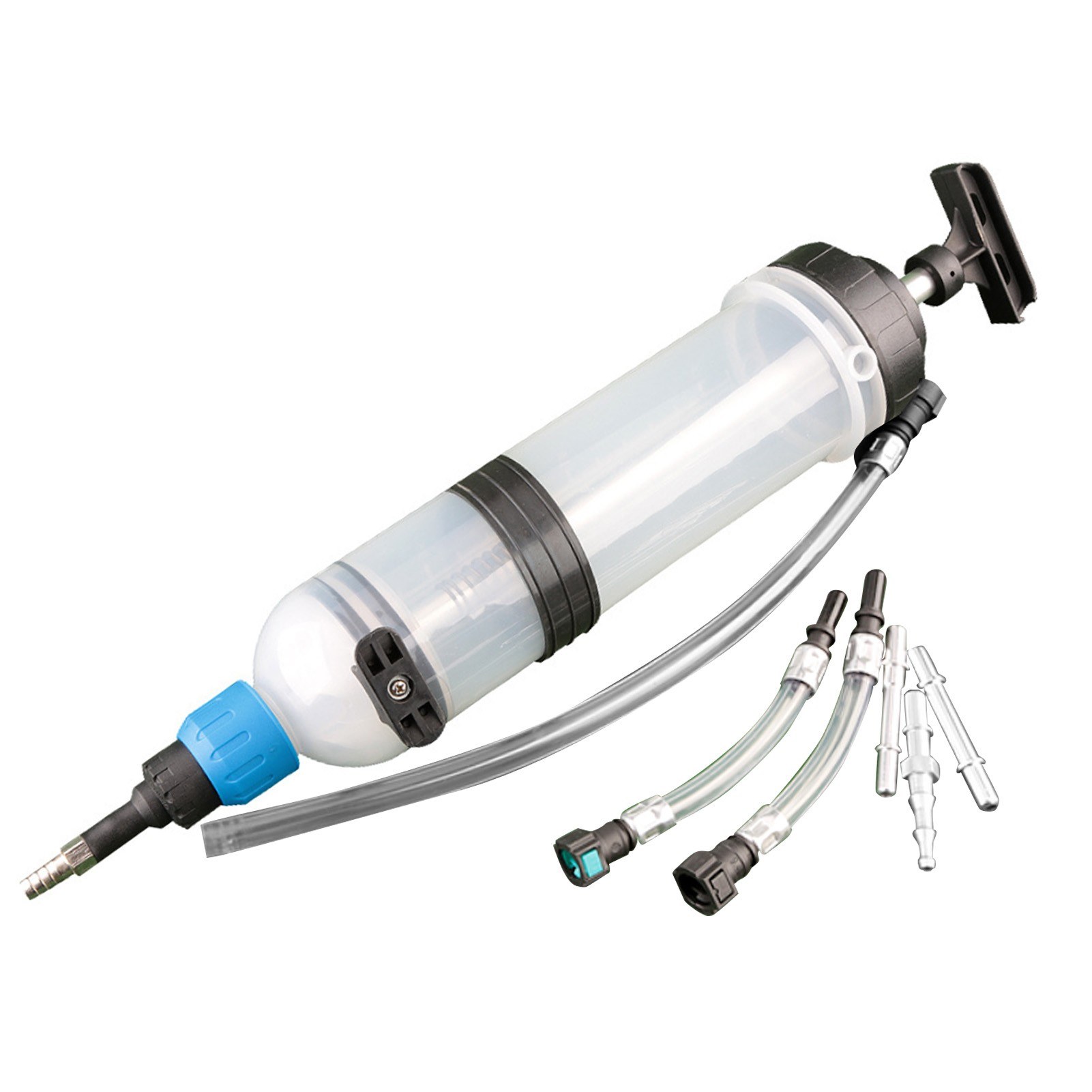 1.5L Car Hand-Operated Oil Extractor Filling Cylinder Transfer Liquids ...
