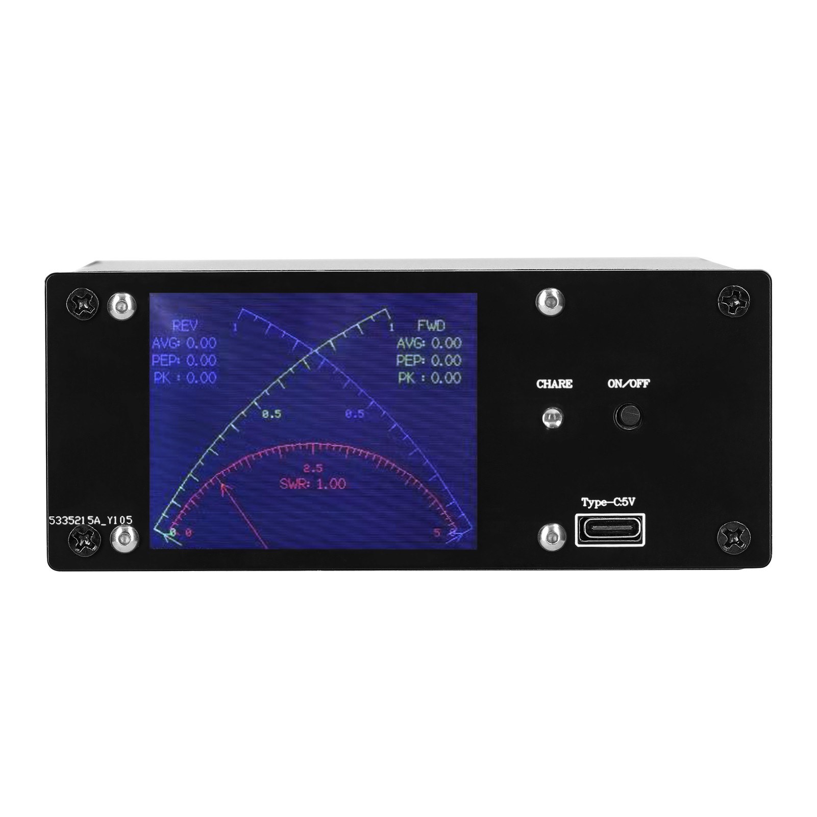0.4MHz-60MHz 0.1mW-1KW Standing Wavemeter 2.4inch TFT Touching Display ...