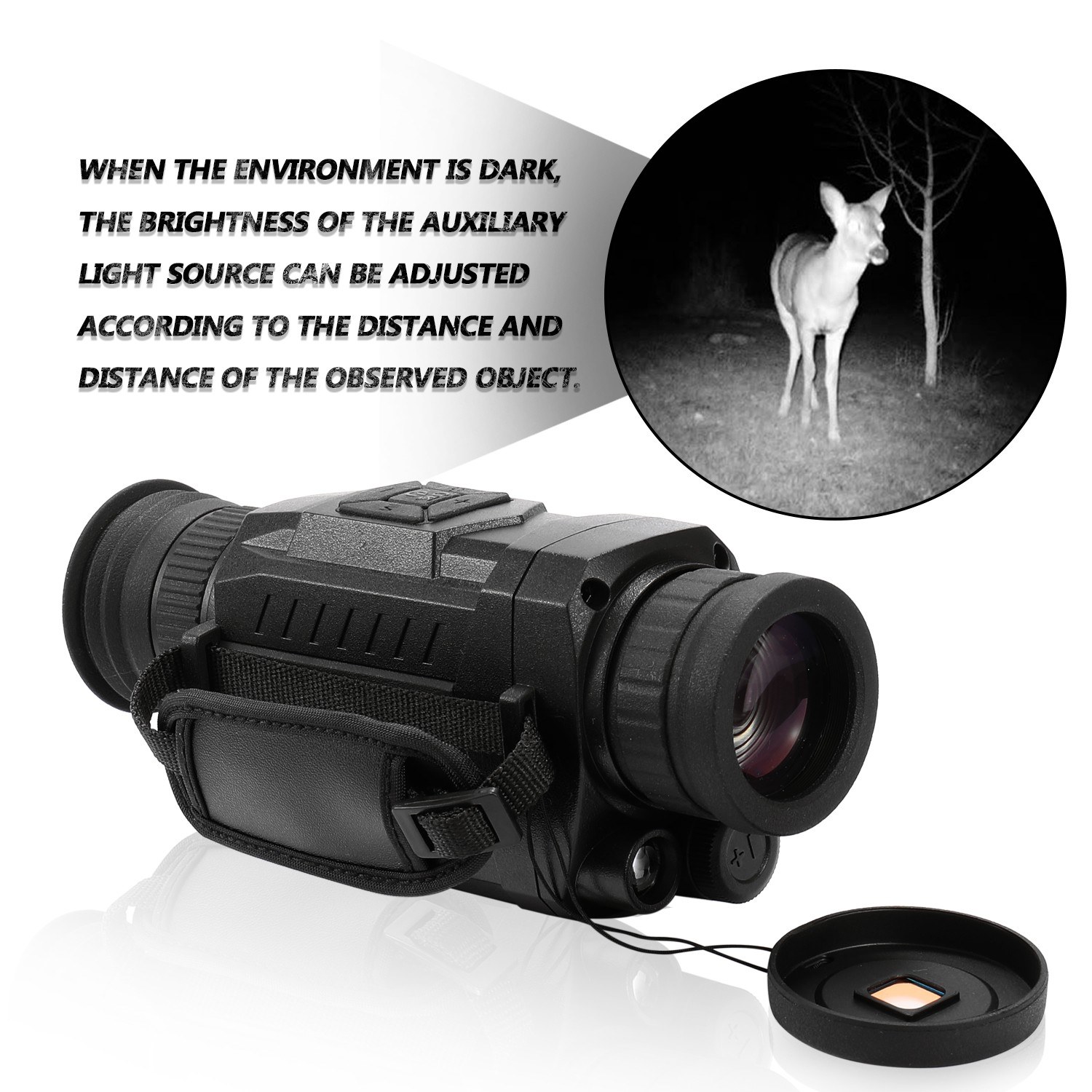 NV0535 Night Vision 5X Optical 8X Digital Zoom Infrared Digital Vedio ...