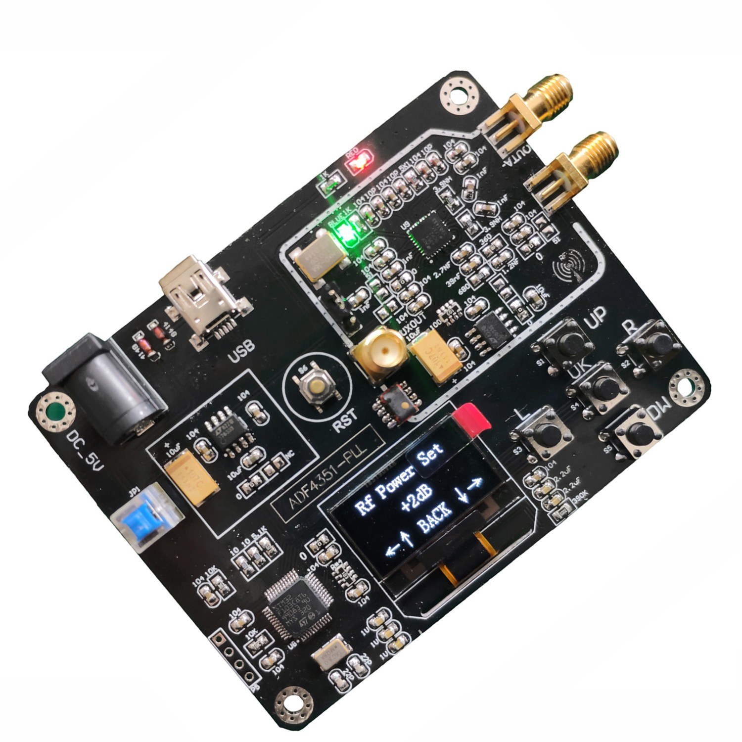 Signal Generator Module 35M-4.4GHz RF Signal Source Frequency ...