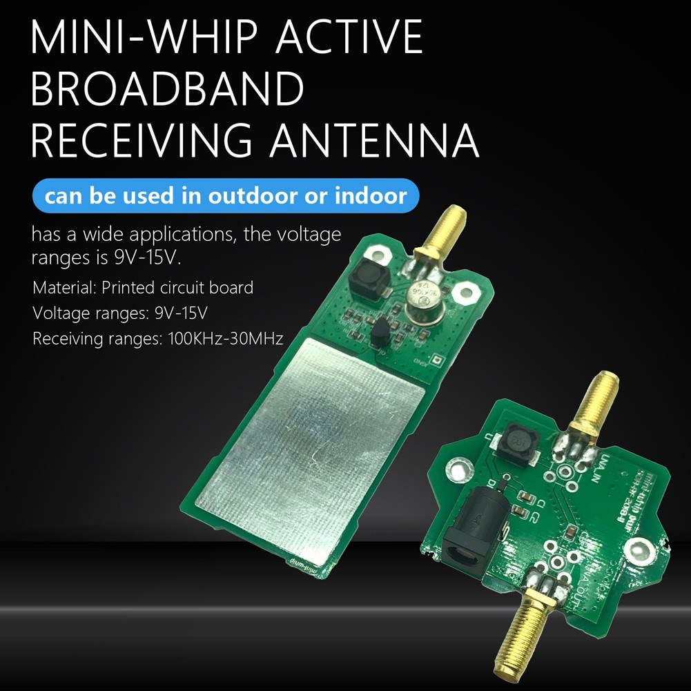 Mini-Whip 100KHz-30MHz MF HF VHF SDR MiniWhip Indoor Outdoor Shortwave ...