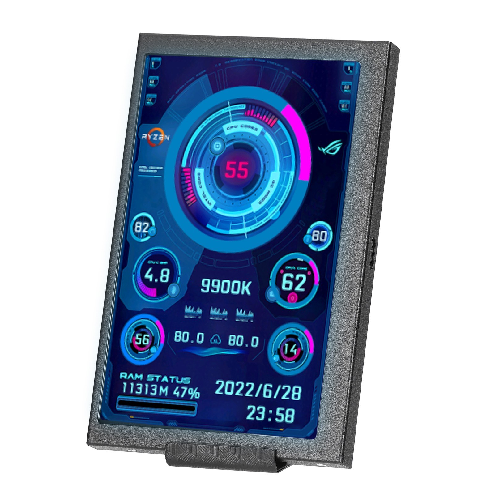 5 Inch Computers Monitor For Mini ITX Box IPS TYPE-C Secondary Screen ...