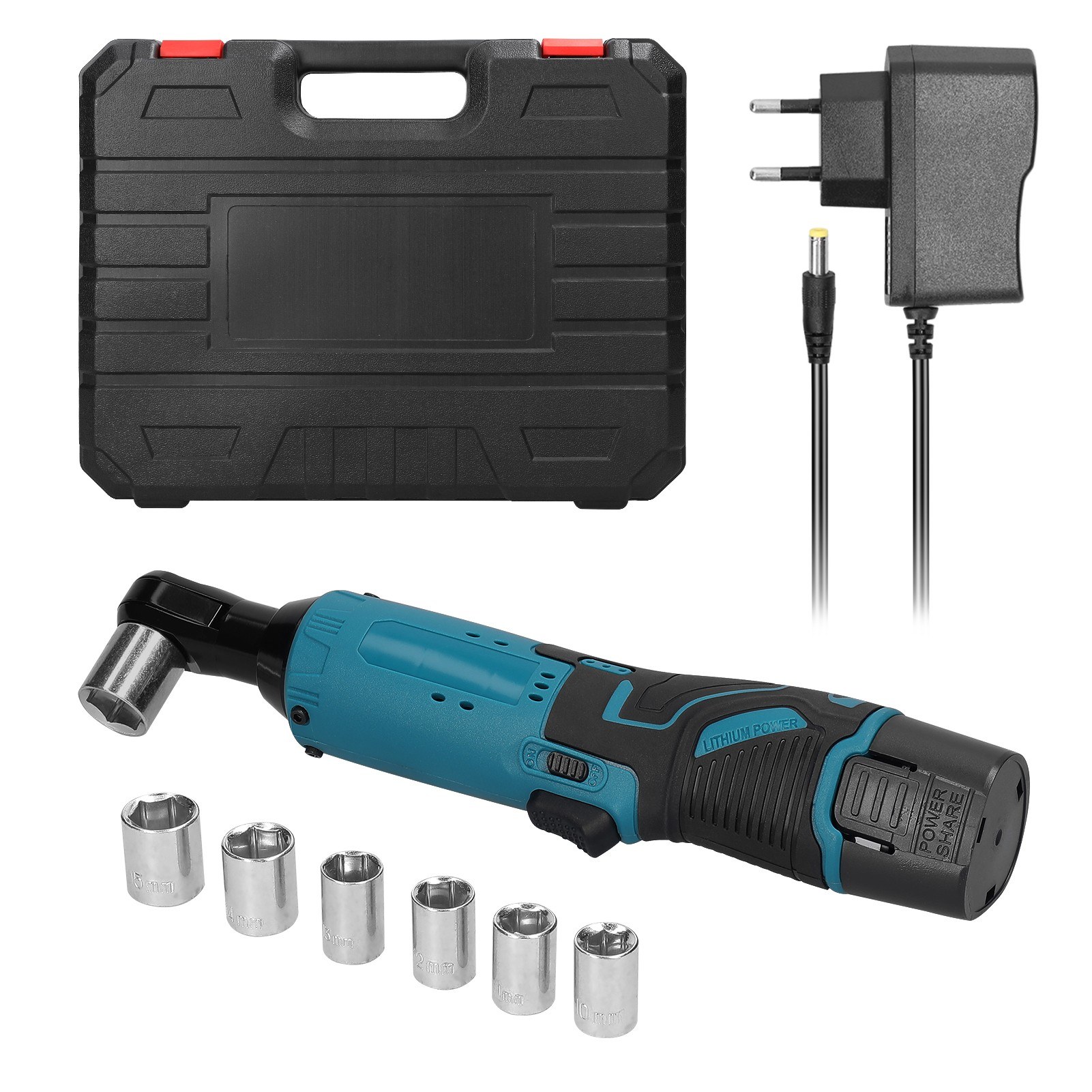 Multifunctional 12.0V Cordless Rechargeable Electric Wrench 3/8 Inch 90 ...