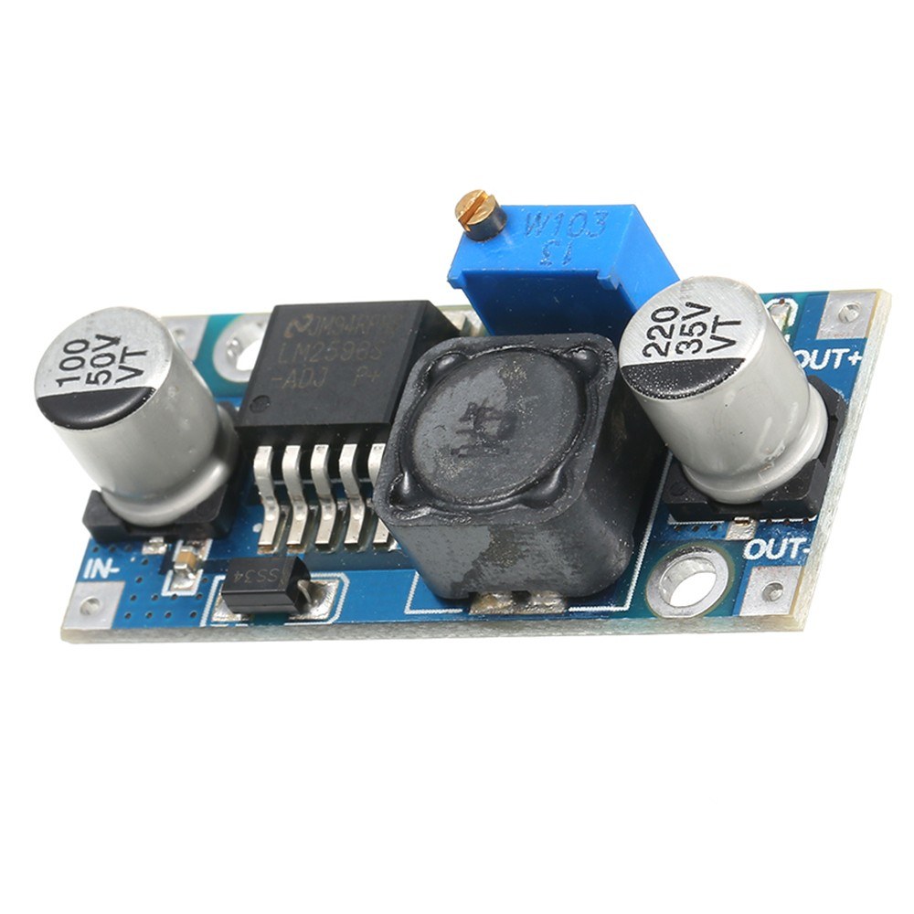 Module d'alimentation réglable abaisseur DC-DC LM2596S Régulateur de tension LM2596 3A 5A 75W ...